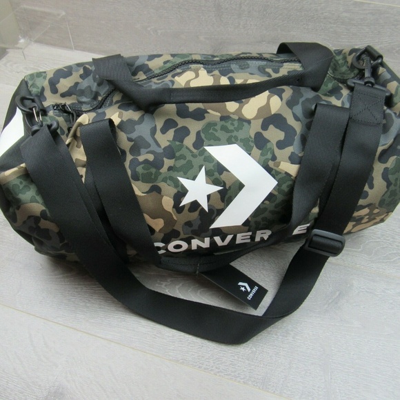 Converse | Bags | Converse Sport Camo Graphic Barrel Duffel Bag | Poshmark